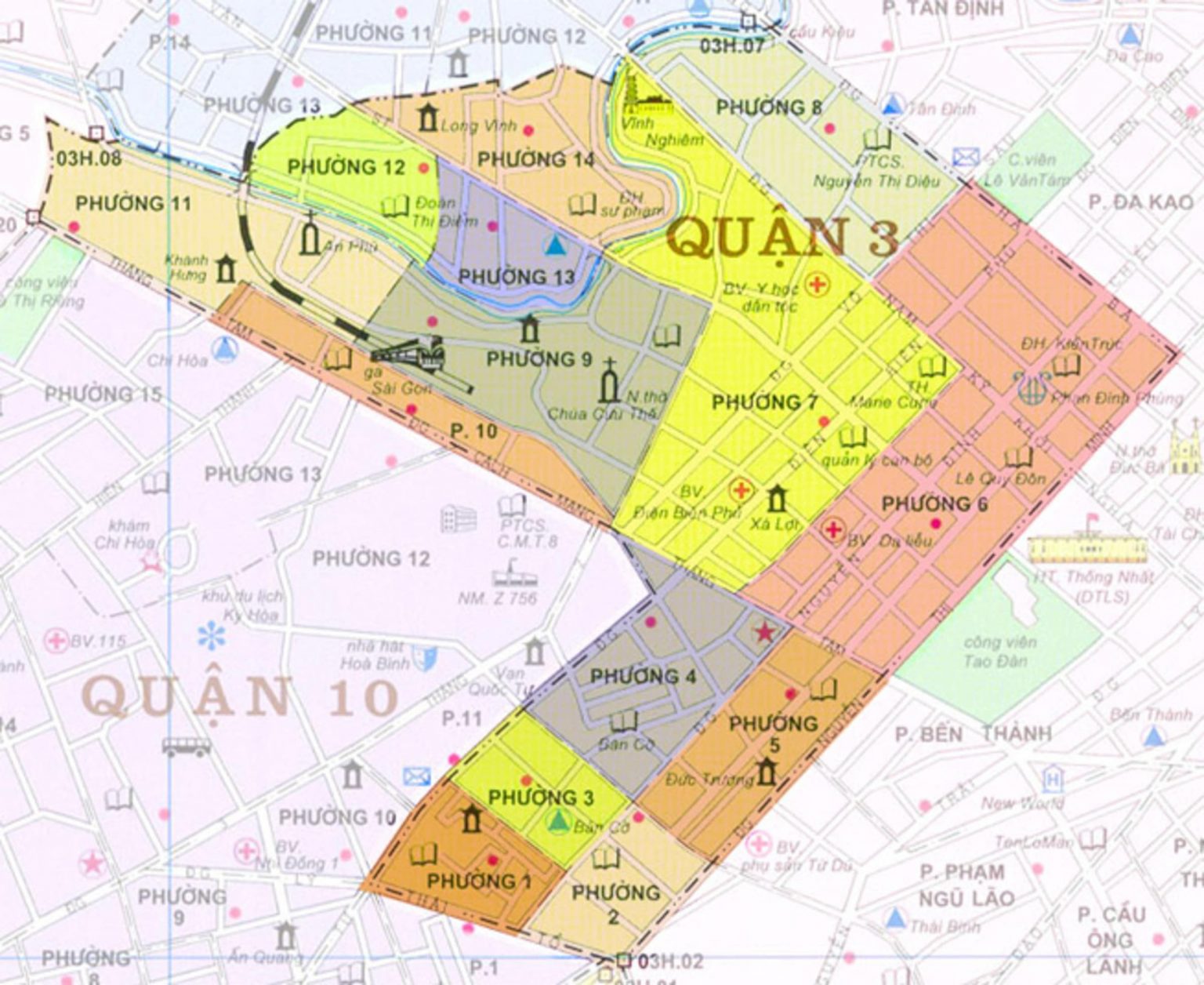Bản đồ quy hoạch quận 8 TPHCM giai đoạn 2021 – 2030 - Đất Sạch